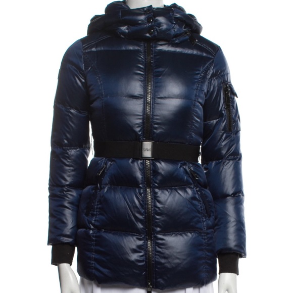 SAM. | Jackets & Coats | Sam Belted Puffer | Poshmark